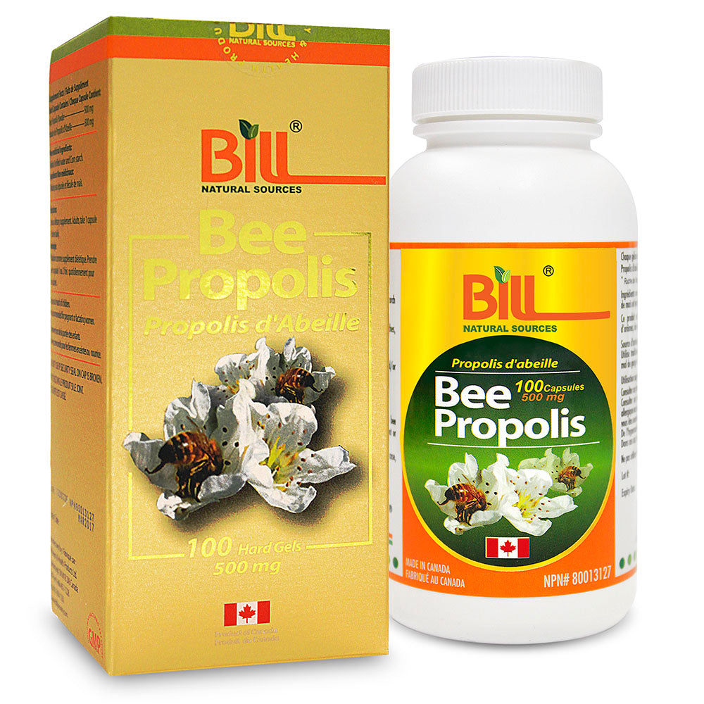 BILL Natural Sources® Bee Propolis 500mg Capsules – Shing Hing Food