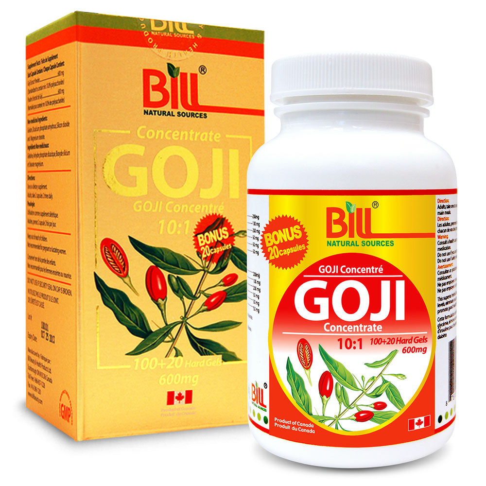 BILL Natural Sources® Goji 120 Capsules – Shing Hing Food