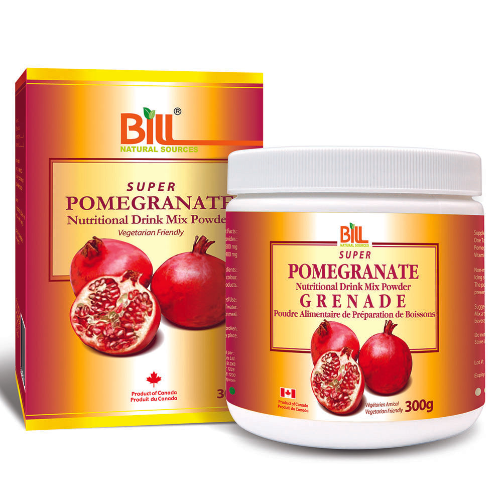 BILL Natural Sources® Pomegranate Drink Mix Powder 300g – Shing Hing Food