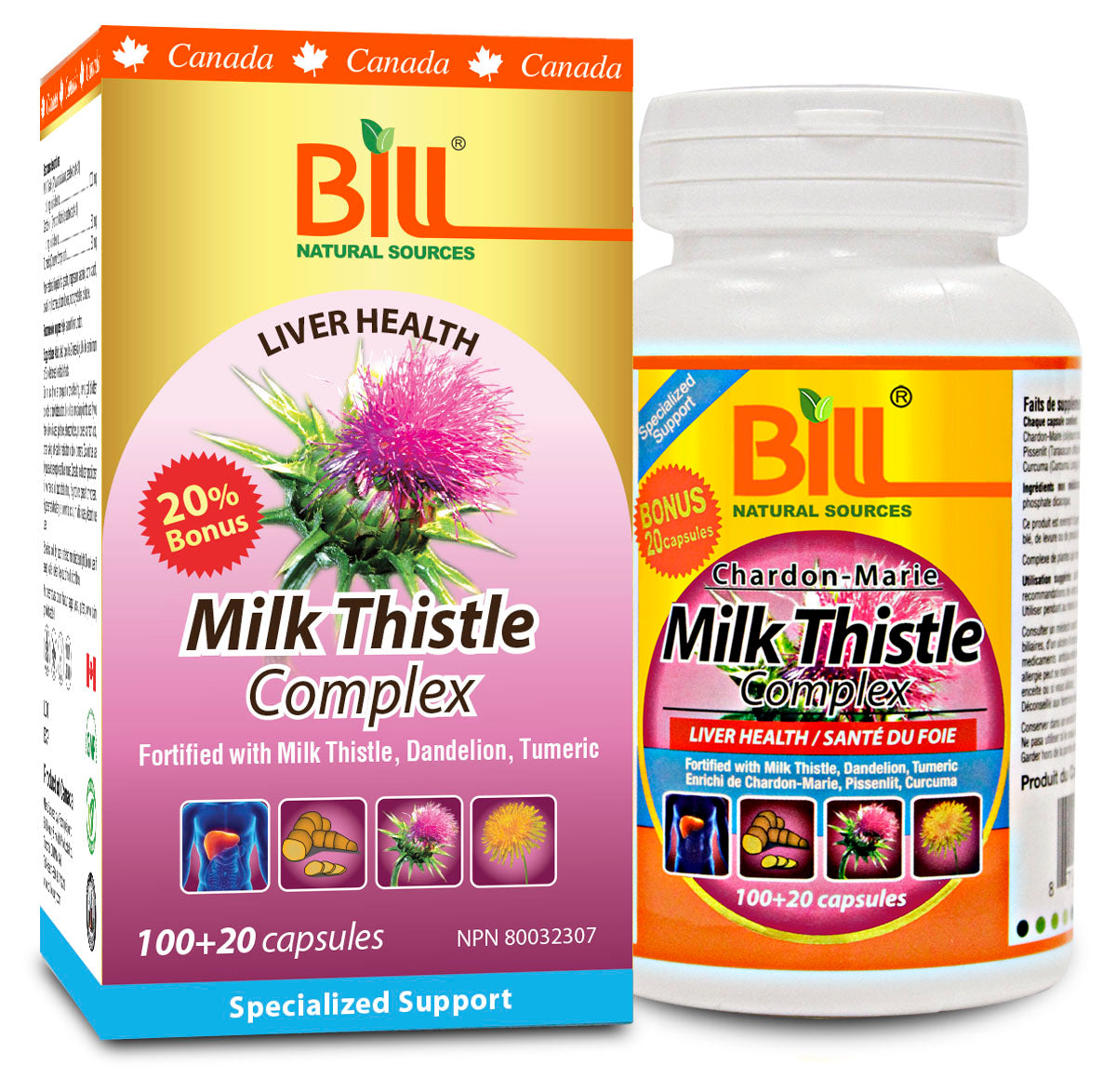 BILL Natural Sources® Milk Thistle Complex Capsules – Shing Hing Food