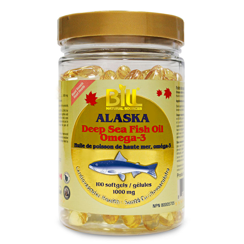 BILL Natural Sources® Alaska Deep Sea Fish Oil 1000mg Softgels – Shing ...