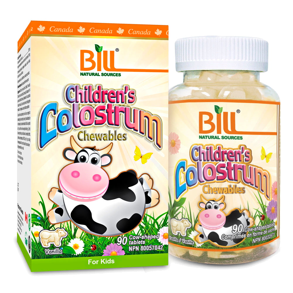 BILL Natural Sources® Children's Colostrum 90 Chewable Tablets – Shing ...