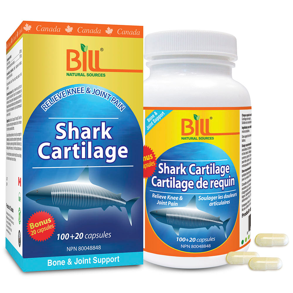 BILL Natural Sources® Shark Cartilage + Chondroitin Capsules – Shing ...