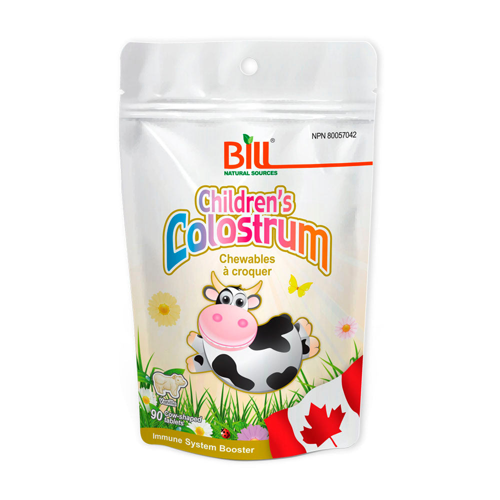 BILL Natural Sources® Children's Colostrum 90 Chewable Tablets – Shing ...